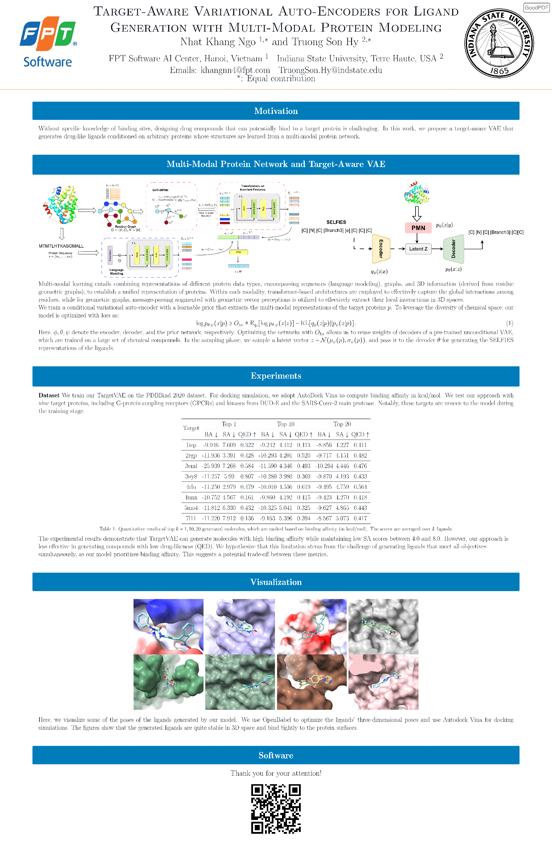 NeurIPS Target-Aware Variational Auto-Encoders for Ligand Generation with Multi-Modal Protein ...